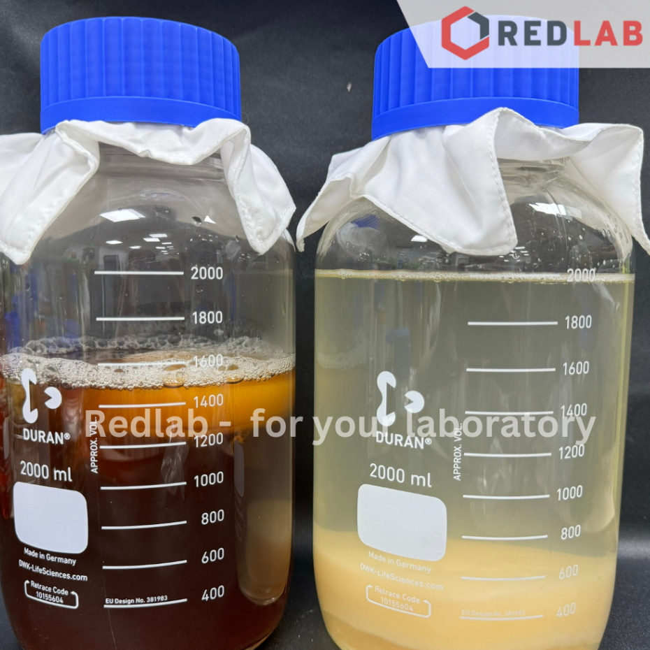 Chai trung tính Miệng Rộng Thân suông DURAN GLS 80 1000ml 2000ml, có nắp, vòng đệm, vạch chia ...