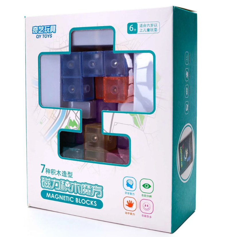 Rubik Magnetic Blocks Building QiYi Nam Châm Biến Thể Thể Rubic 3x3 ...