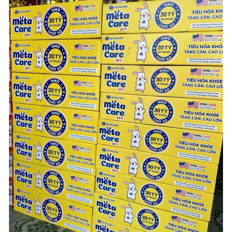 Thùng Sữa Metacare Opti 180ml/110ml | Shopee Việt Nam
