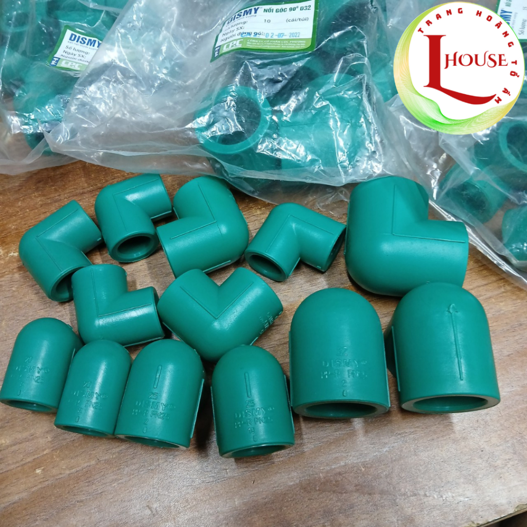 Cút PPR Dismy, Co PPR, Nối Góc 90 Độ PPR D20-32 Dismy Dùng Cho Ống ...