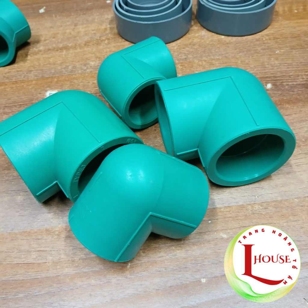 Cút PPR Dismy, Co PPR, Nối Góc 90 Độ PPR D40, 50, 63 Dismy Dùng Cho Ống ...