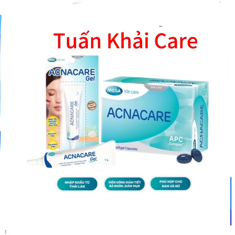 [ Hàng Nhập Khẩu ] Acnacare viên uống mụn acnacre hộp 30 viên + acna ...