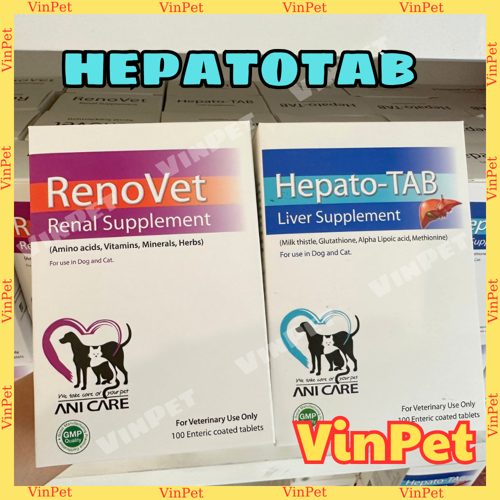 (1vỉ) Hepato Tab và RenoVet giải độc gan,thận cho Chó Mèo | Shopee Việt Nam