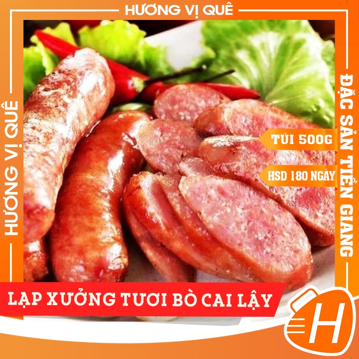 Lạp Xưởng Tươi Bò Cai Lậy - Túi 500g - Đặc Sản Tiền Giang | Shopee Việt Nam