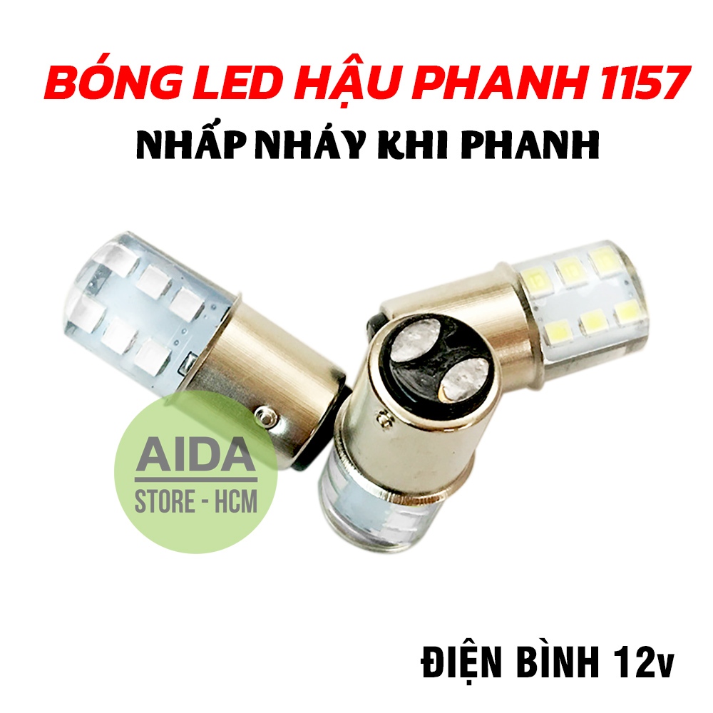 01 bóng LED phanh, stop chớp f1 - 1157 12smd 2835 6w max sáng | Shopee Việt Nam