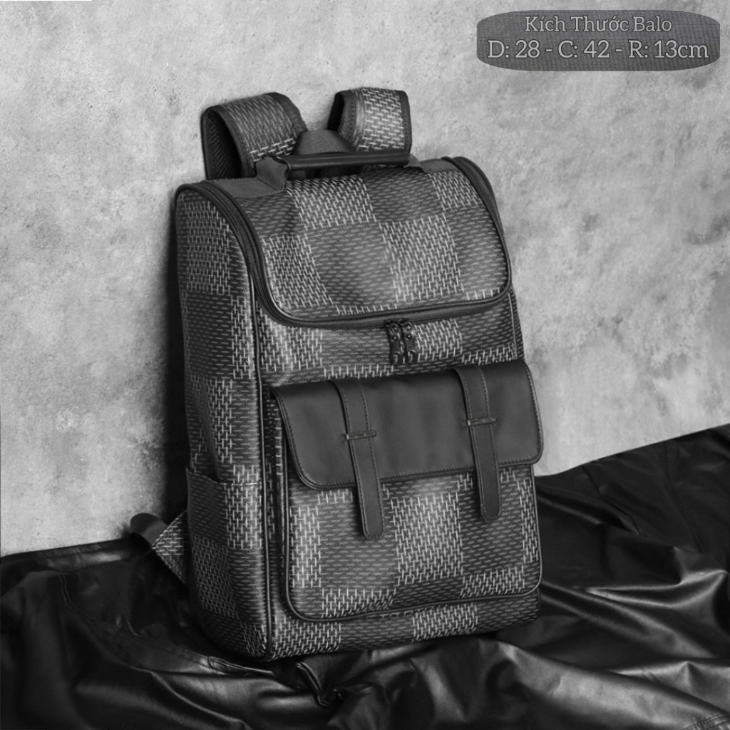 Balo Da LISANGO họa tiết sang trọng BL111.06, Balo đựng Laptop Đa năng ...