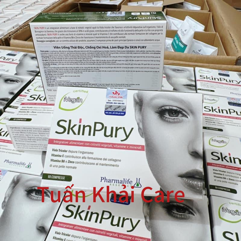 [ Hàng Nhập Khẩu ] ) Skin Pury - Skinpury - Viên uống thải độc giảm mụn ...