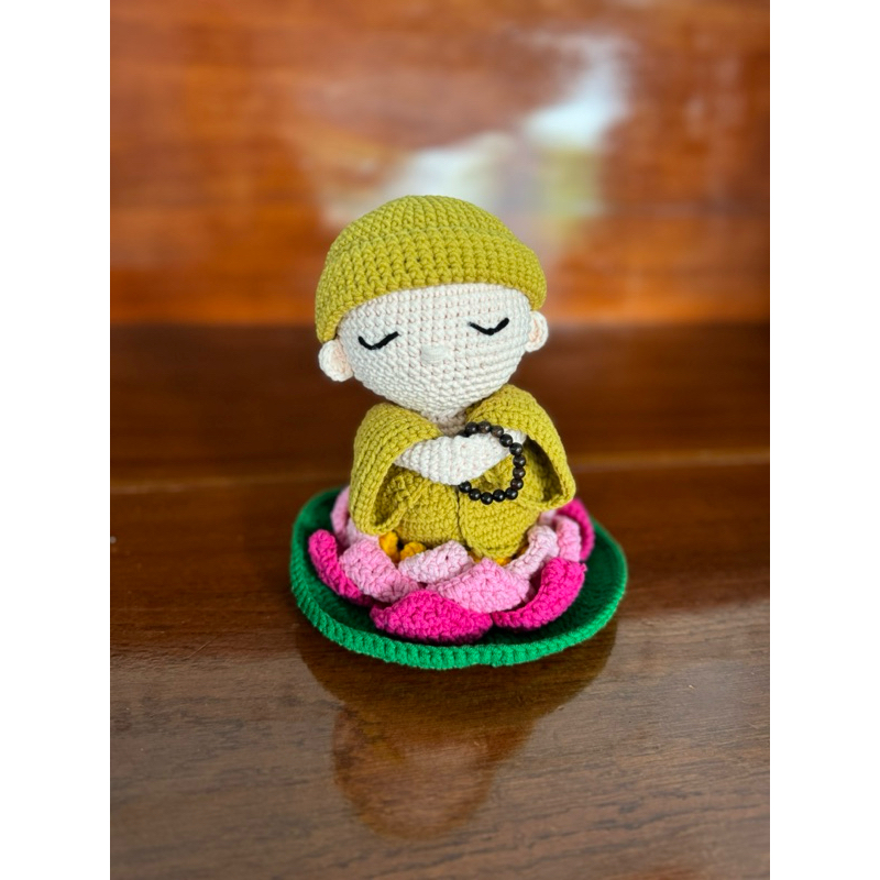 chú tiểu toạ đài sen handmade | Shopee Việt Nam