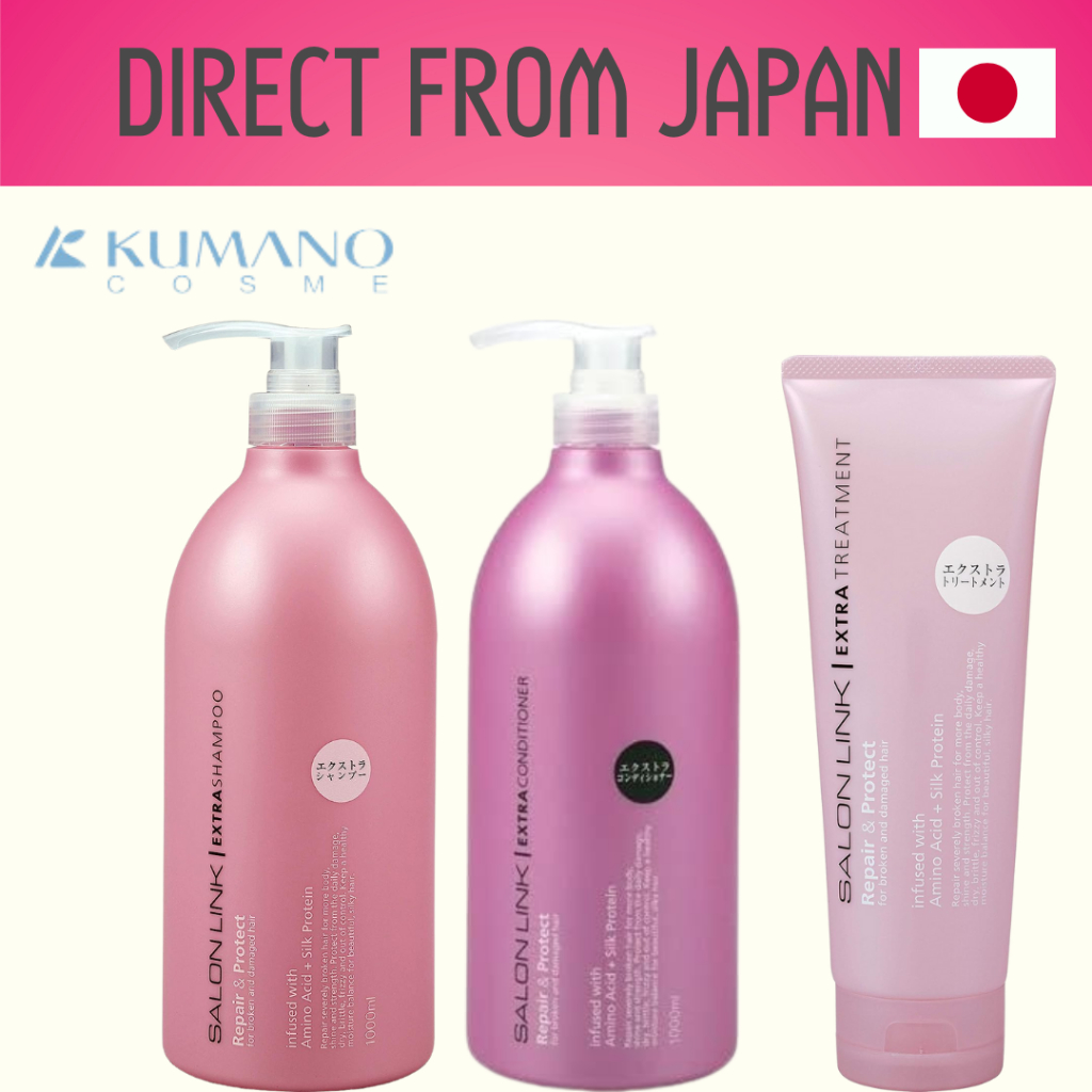 【Direct from Japan】 Kumano Yushi Salon Link Extra Shampoo 1L ...