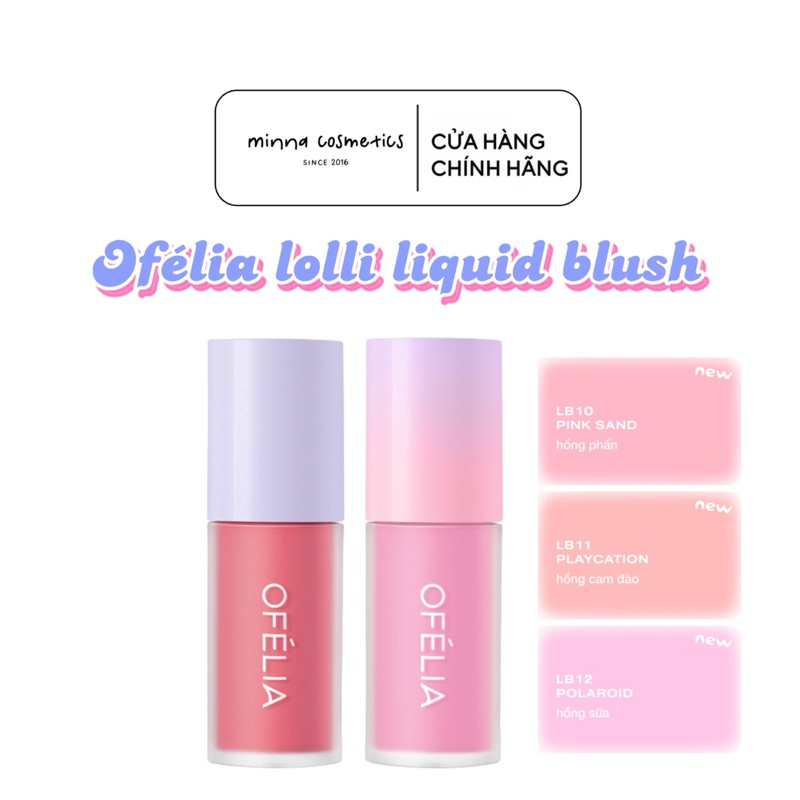 [Ofélia] MÁ HỒNG KEM OFELIA LOLLI LIQUID BLUSH | Shopee Việt Nam