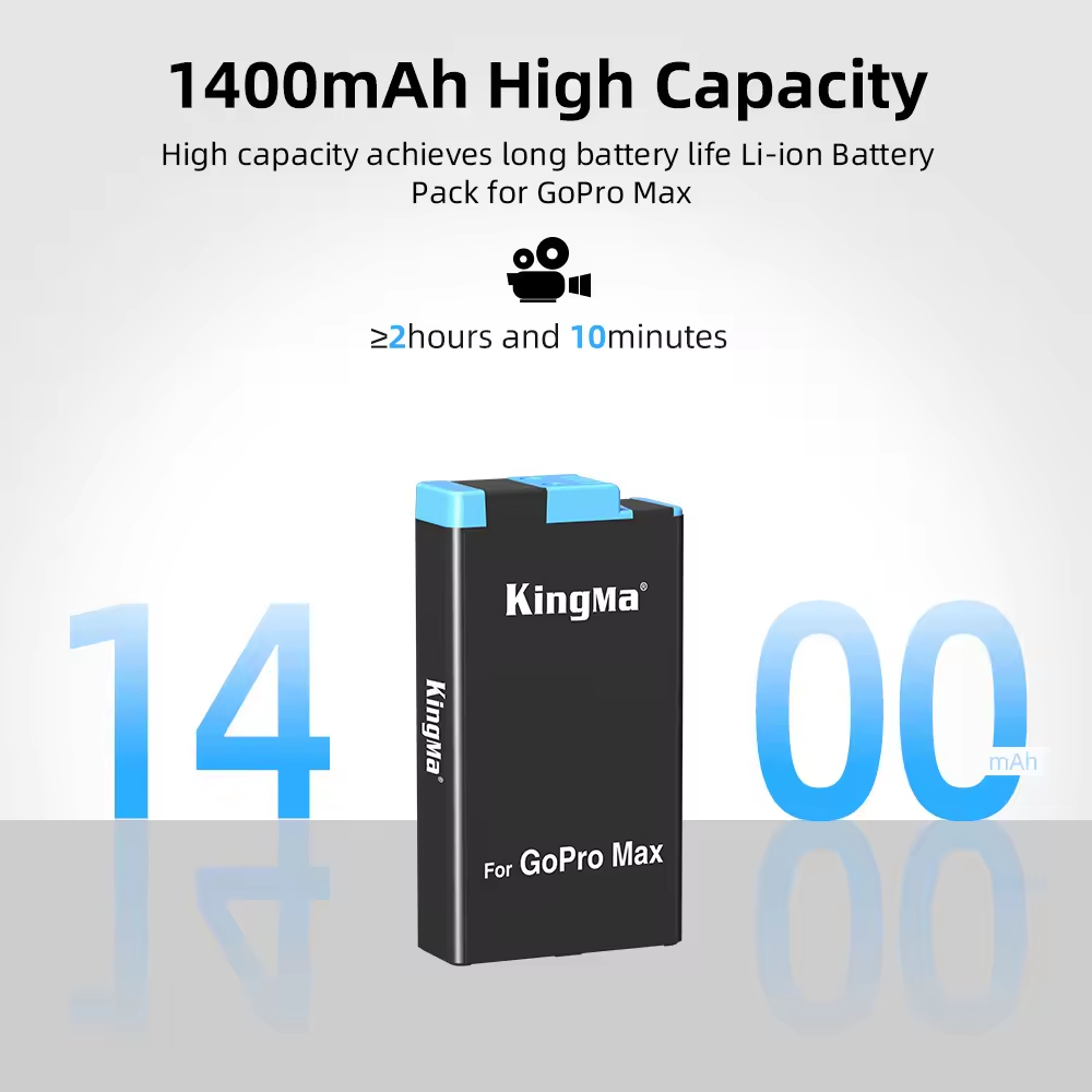 Gopro Max - Kingma SPCC1B Battery Pin và dock sạc cho Gopro Max ...