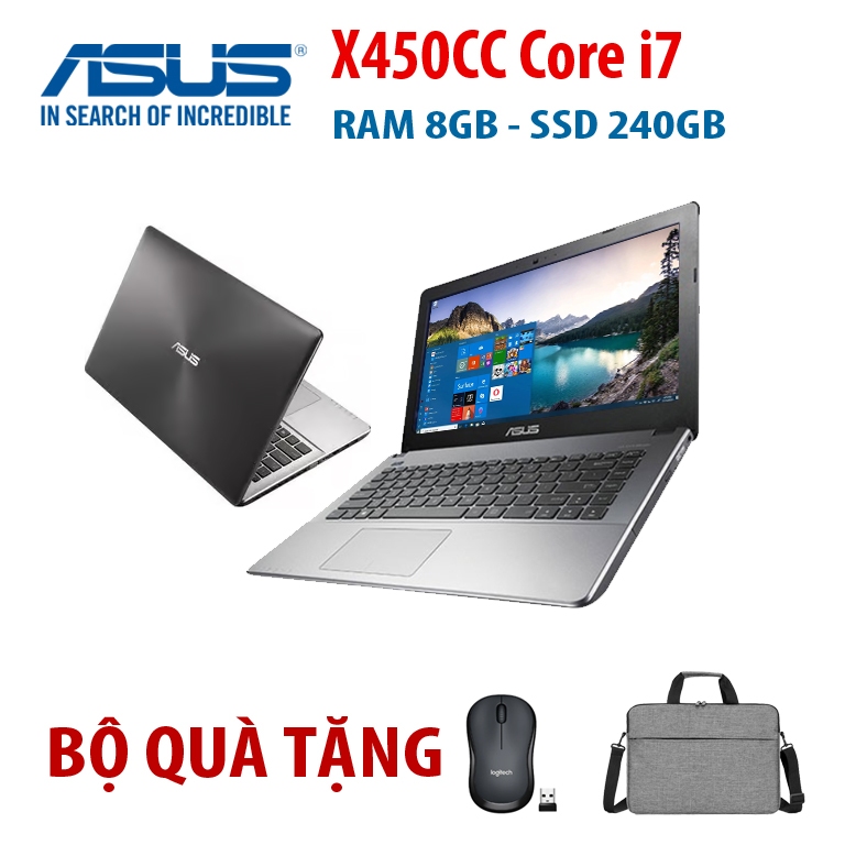Laptop Asus X450CC Core i7 thế hệ 3 Ram 8GB đồ họa văn phòng cực mạnh ...
