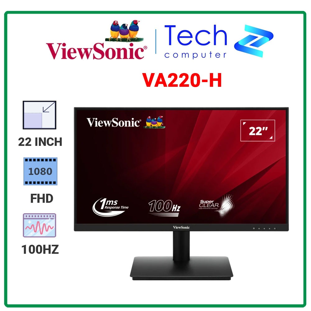 Màn Hình ViewSonic VA220-H (21.5 inch - VA - FHD - 100Hz - 1ms ...