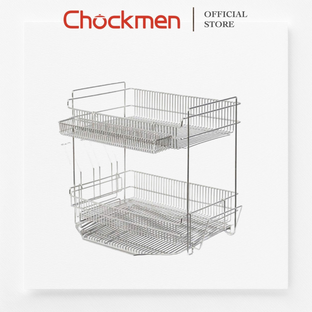 Giá Úp Bát Đĩa 2 Tầng CHOCKMEN Inox Cao Cấp Kệ Đựng Chén Có Khay Hứng Nước Kèm Giá Để Thớt Ống ...