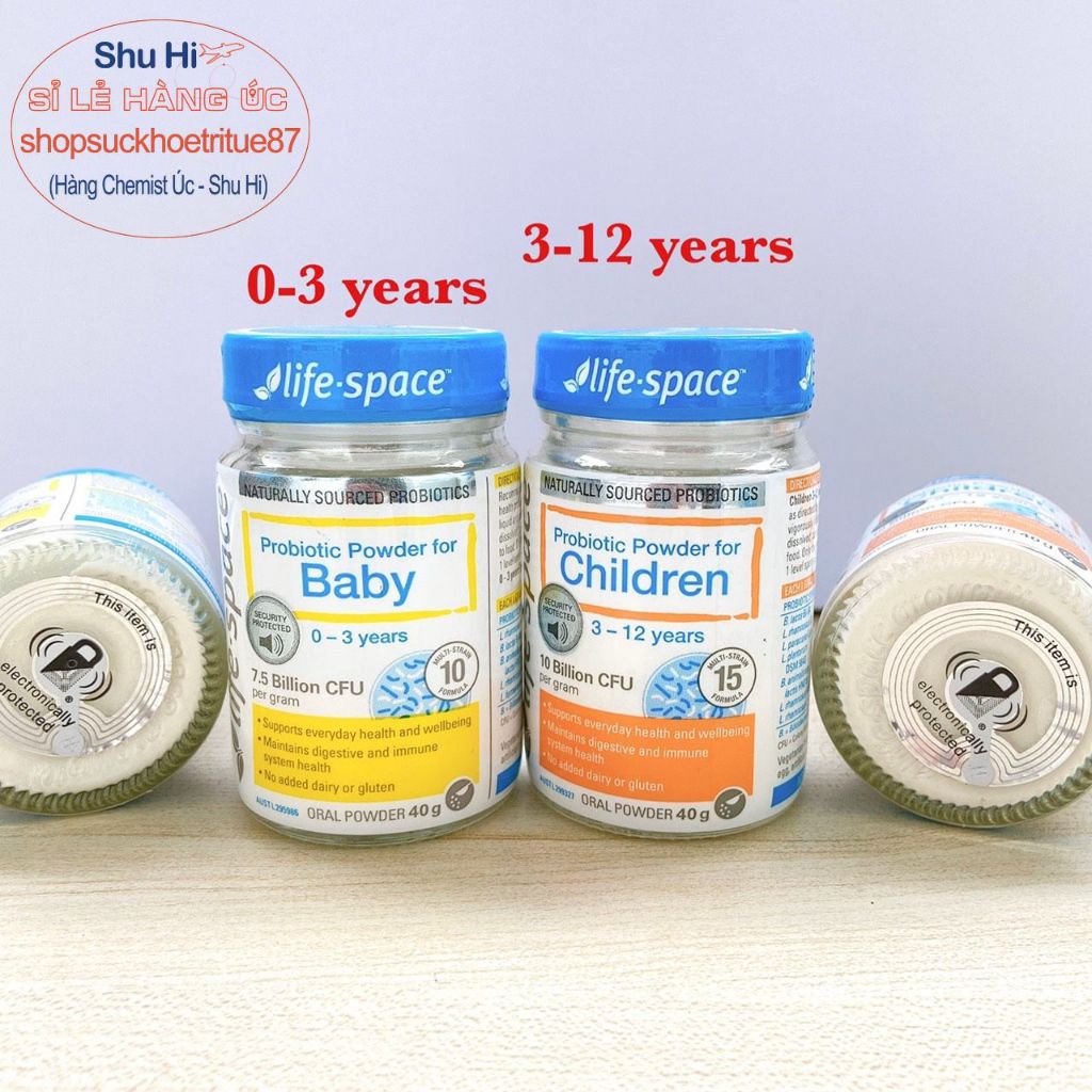 Men vi sinh cho bé đến 12 tuổi, life space probiotic baby, life space ...