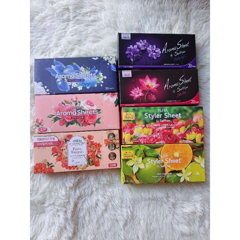 Giấy thơm Aroma sheet dùng cho máy giặt khô LG styler | Shopee Việt Nam