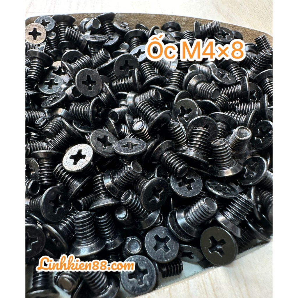 Set 50con M4x8 Ốc vít đầu COL M4 ren mịn 4mm dài 8mm | Shopee Việt Nam