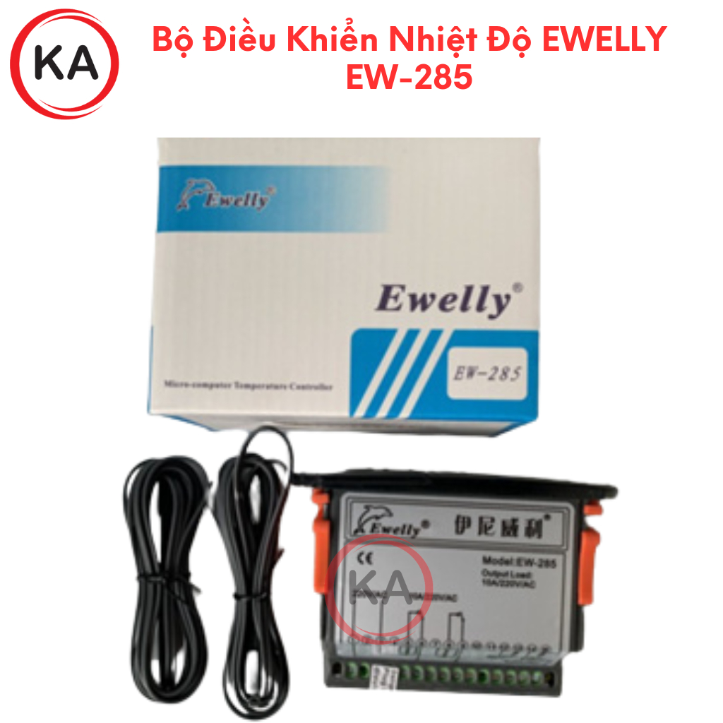 Bộ Điều Khiển Nhiệt Độ EWELLY EW-285 sử dụng cho kho lạnh, kho mát, đo lường, kiểm soát nhiệt độ ...