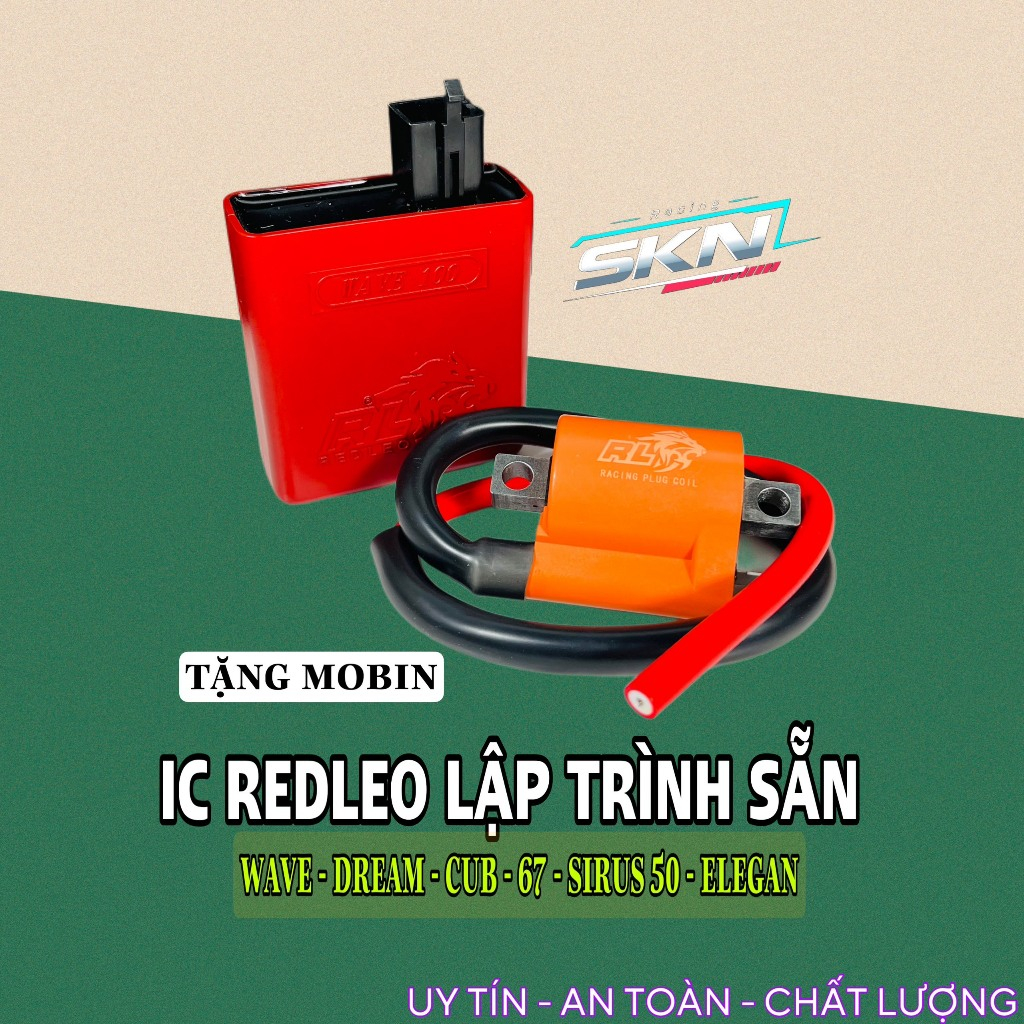 ic REDLEO cho xe Wave Dream Cub 67 Sirius 50 mở tua tặng mobin sườn ...