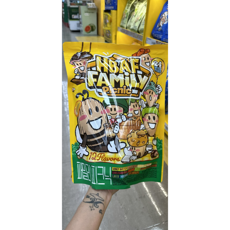 HẠNH NHÂN HBAF MIX VỊ HÀN QUỐC 24,36 PACK MINI | Shopee Việt Nam