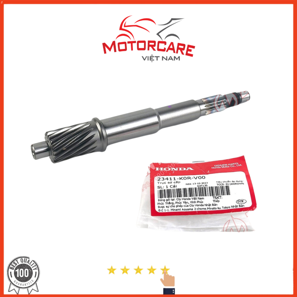 Trục sơ cấp SH 125/150 (2020-2022) chính hãng Honda (23411-K0R-V00 ...