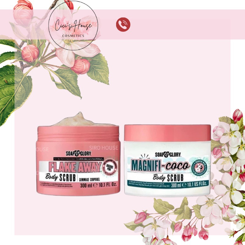 Tẩy da chết Soap and Glory Flake Away/Magnifi-coco Body Polish Scrub ...