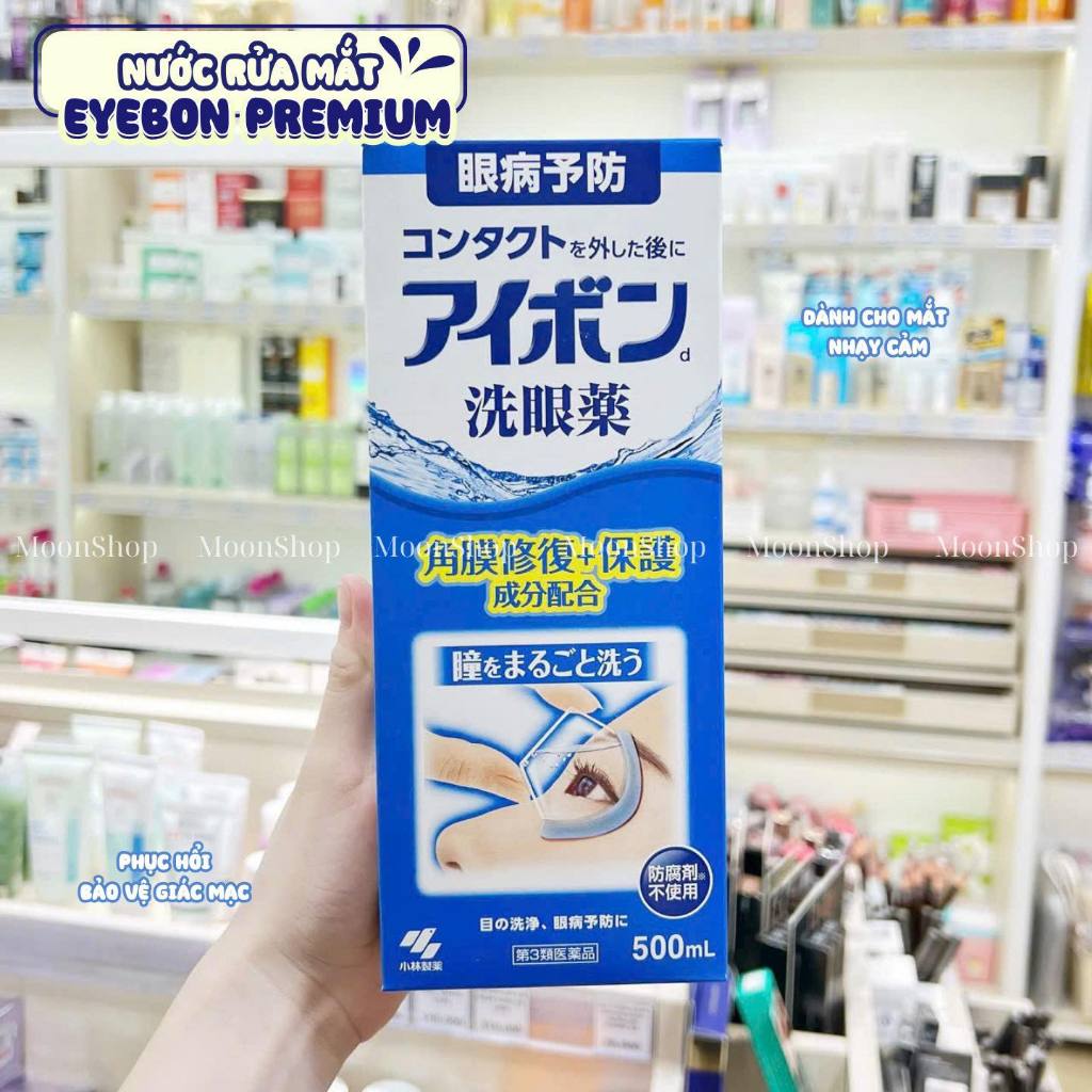 DUNG DỊCH RỬA MẮT KOBAYASHI SEIYAKU EYEBON EYE WASH LIQUID 500ML - CHAI ...