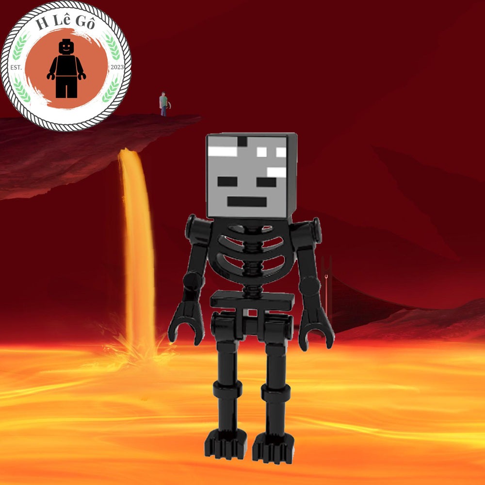 Quái xương khô héo Minecraft wither skeleton hàng mới full seal ...