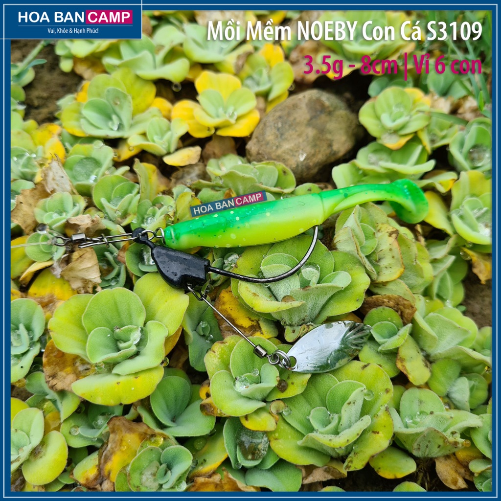 Mồi Mềm NOEBY Con Cá S3109 - 8cm - Vỉ 6 con | Shopee Việt Nam