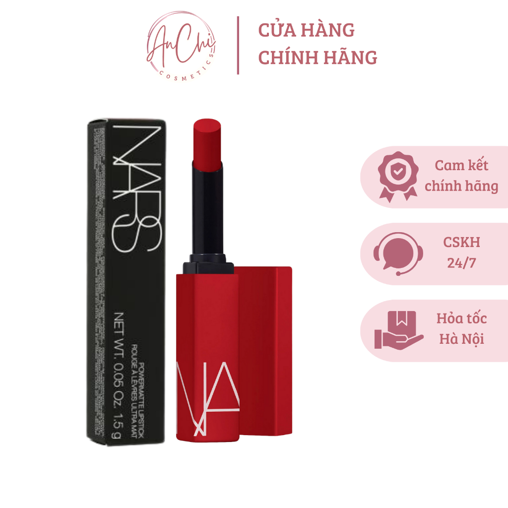 Son Nars Powermatte Lipstick - màu 132 Dragon Girl - 1.5g [AnChi Cosmetics] | Shopee Việt Nam