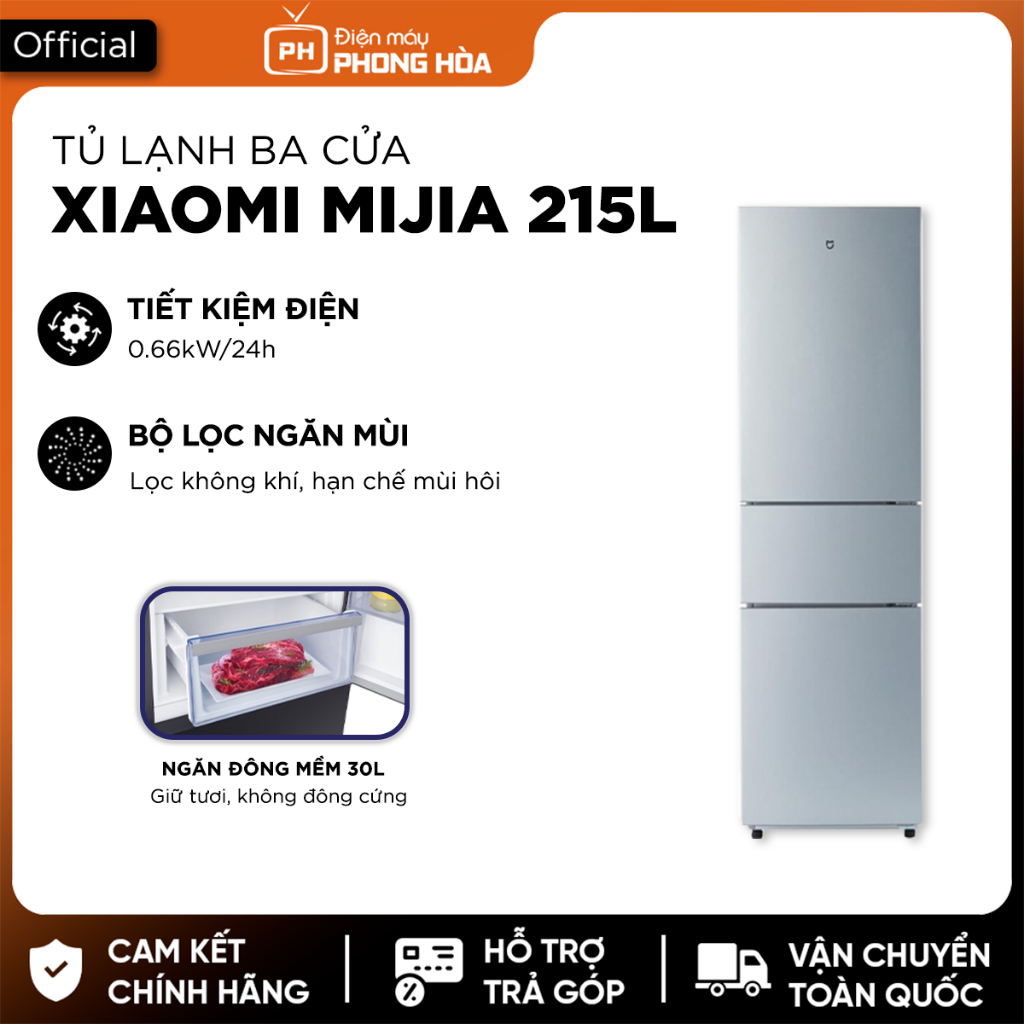 Tủ lạnh Xiaomi Mijia 175L/185L/215L- Bảo hành 18 tháng | Shopee Việt Nam