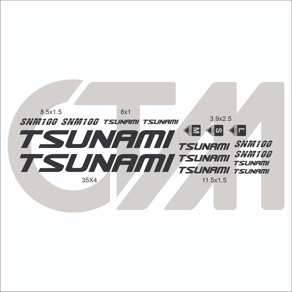 Tem TSUNAMI SNM100 Custom Fixed Gear | Shopee Việt Nam