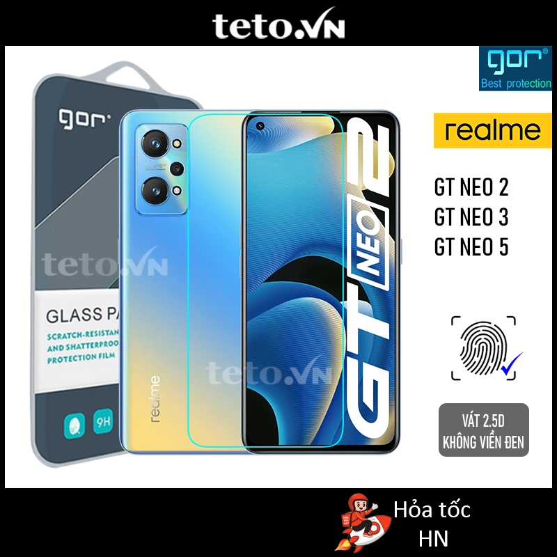Kính cường lực Gor Realme GT Neo 2, Realme GT 5G/ GT Neo/ GT Neo 2T/ Neo3 Trong Suốt Cao Cấp, 9H ...