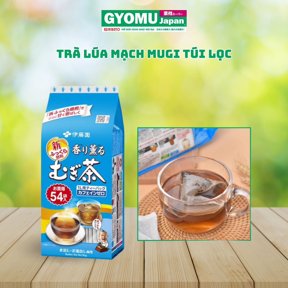 Trà lúa mạch Mugi túi lọc 54 gói - Gyomu | Shopee Việt Nam