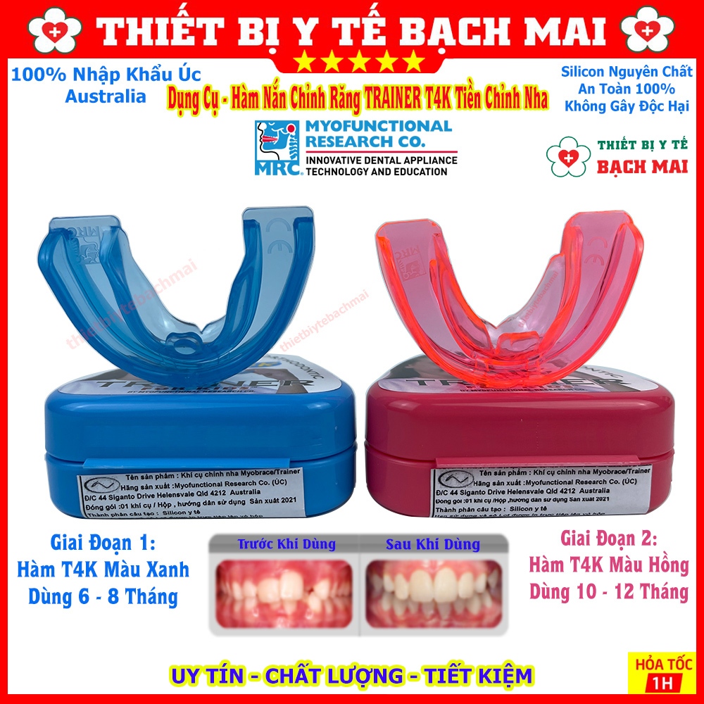 Khí Cụ Chỉnh Nha Myobrace Trainer For Kids T4K, Hàm Nắn Chỉnh Răng Cho ...