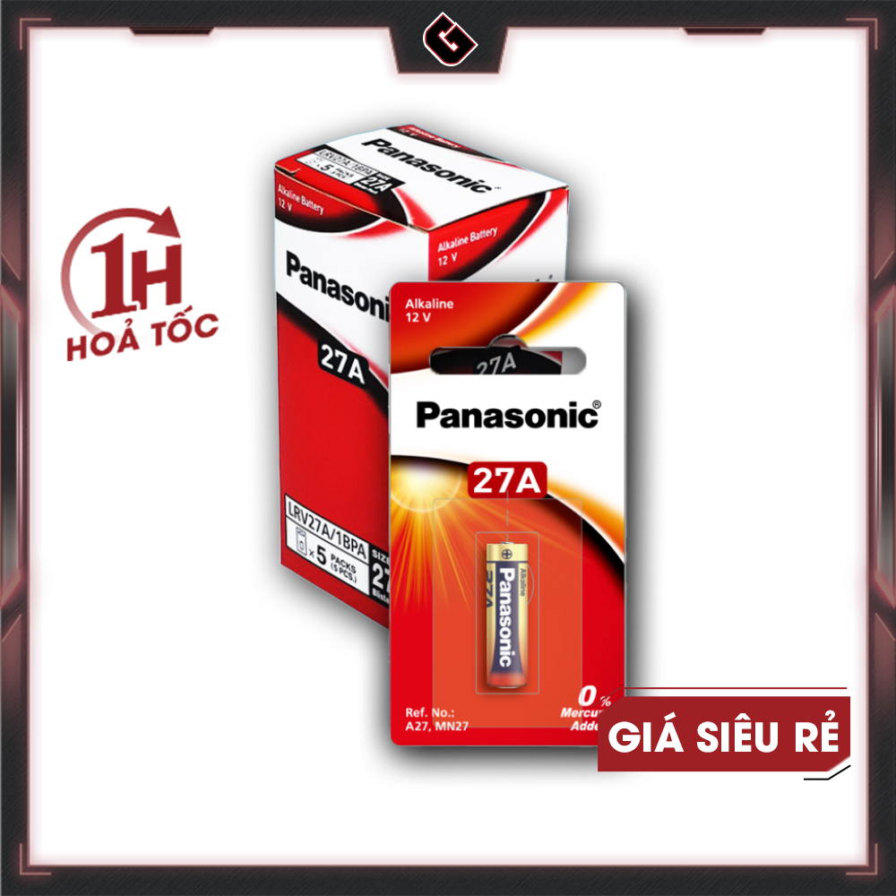 Pin Panasonic 27A (LRV27A/1BPA / A27) - Hàng Chính Hãng | Shopee Việt Nam