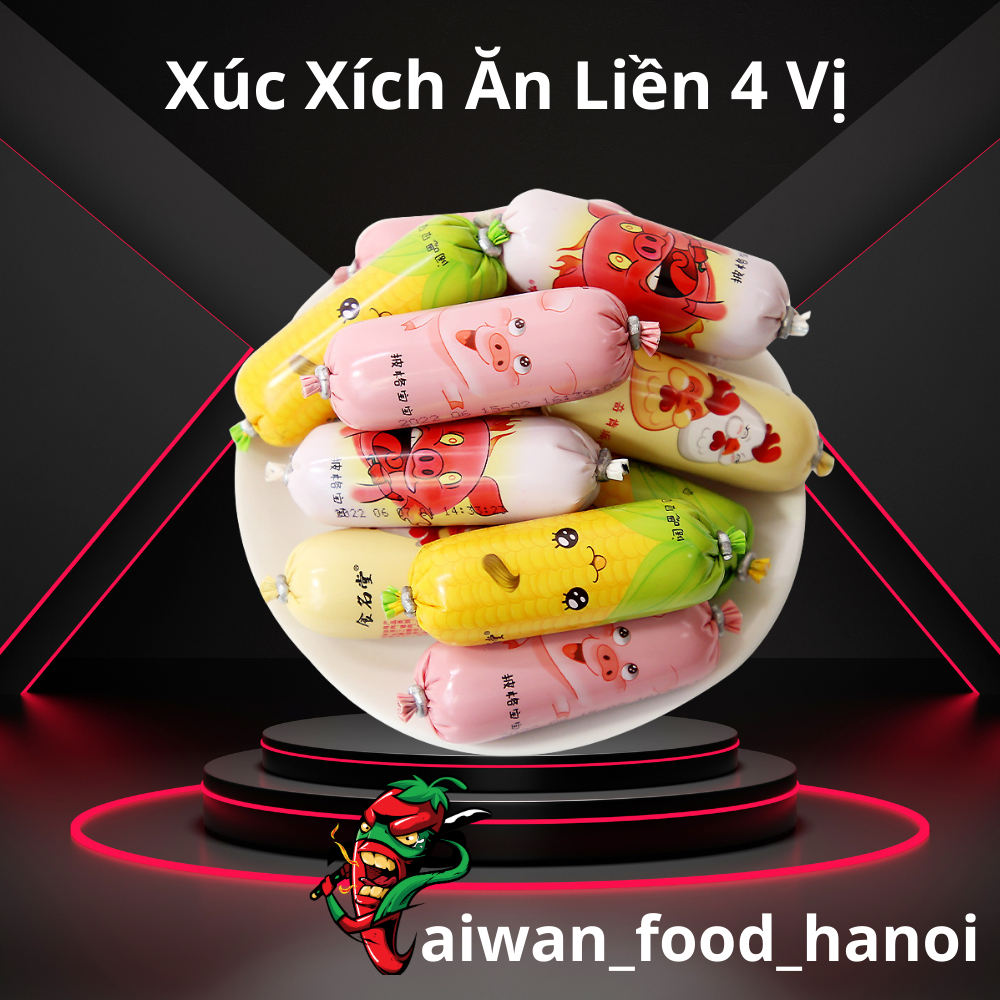 Xúc Xích Mini 4 Vị - Xúc Xích Kute Ăn Liền Vị Gà - Heo - Heo Cay - Ngô ...