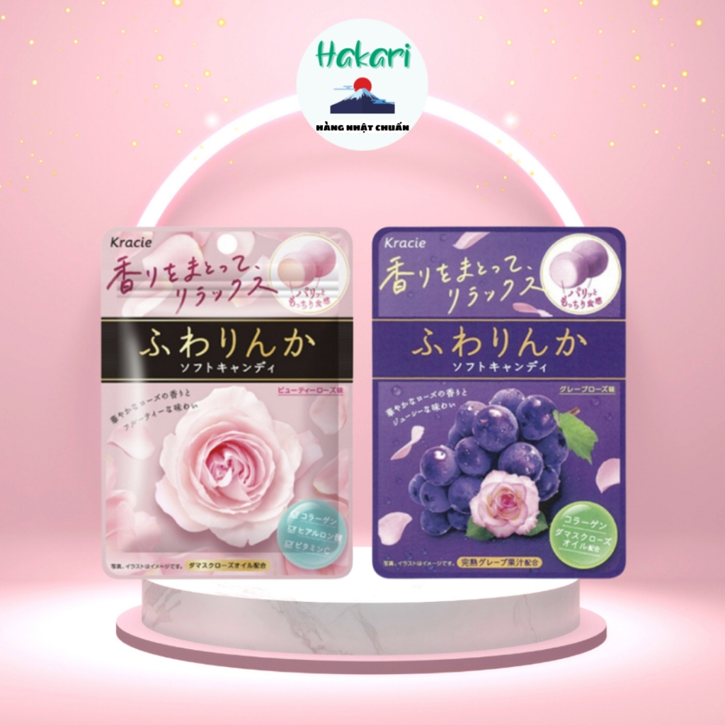 Kẹo Hoa Hồng Collagen Kracie Thơm Cơ Thể Nhật Bản Gói 10 viên 32g | Shopee Việt Nam