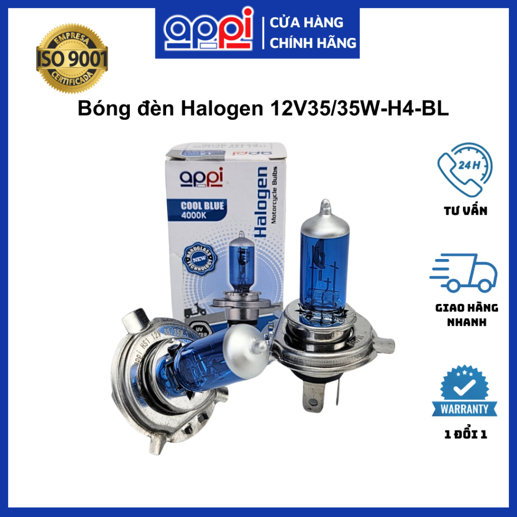 Bóng Đèn Pha Zin 12v35w Tăng Sáng Chính Hãng, Bóng Lớn Halogen Chân HS1 (H4) Phù Hợp Các Dòng Xe ...