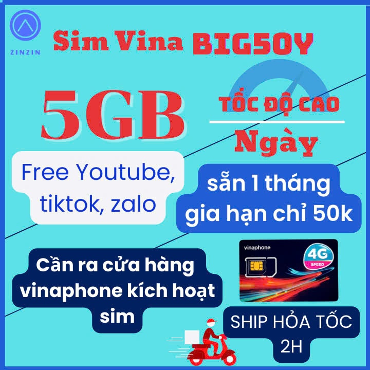 Sim 4G Vinaphone Trọn Gói 1 Năm ,Sim Mạng 1 Năm Big50Y, TD49, Fhappy, VD149S, U1500 | Shopee ...