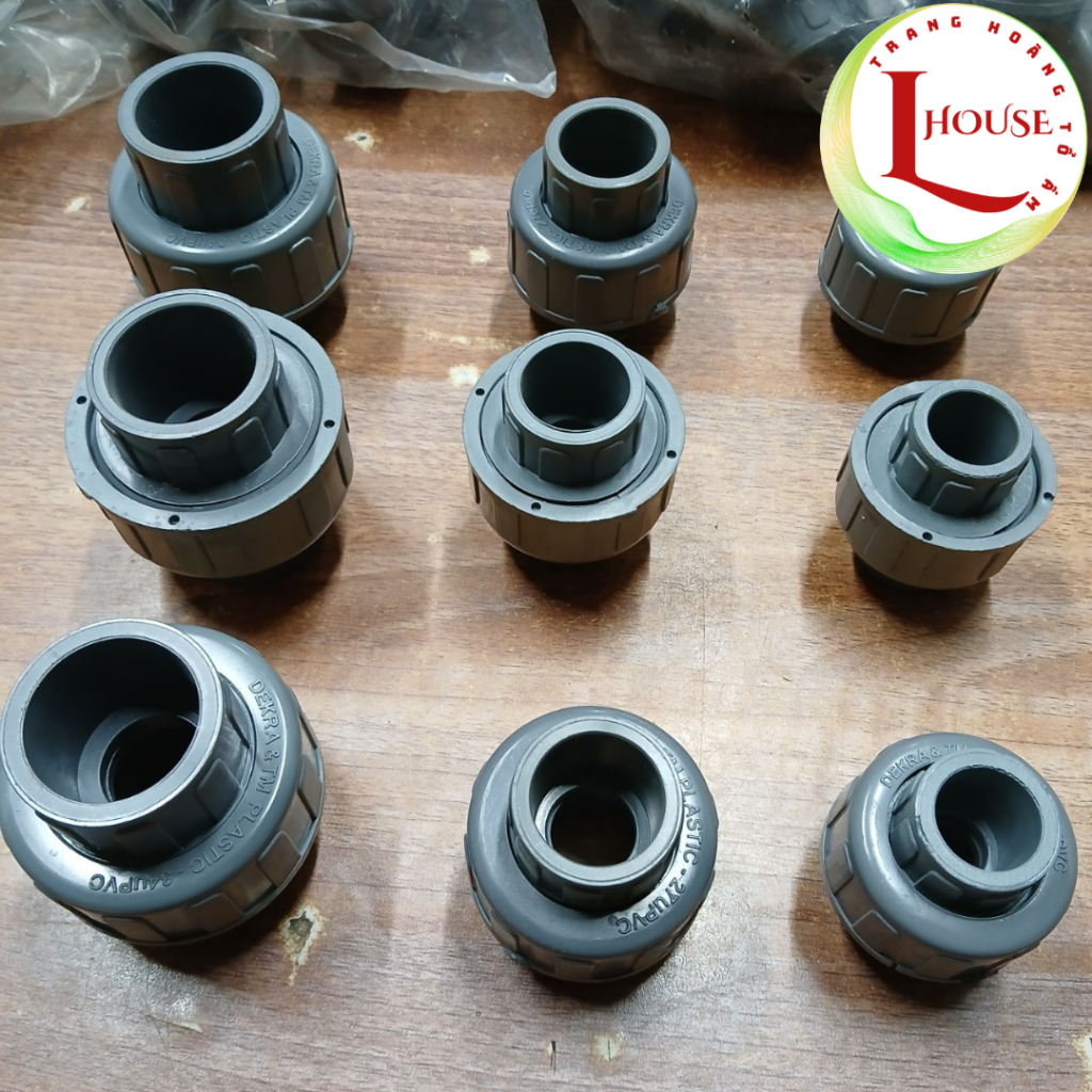 Rắc co nhựa PVC D21, 27, 34, Racco PVC D21,27,34 Chính hãnh Dekka - L ...