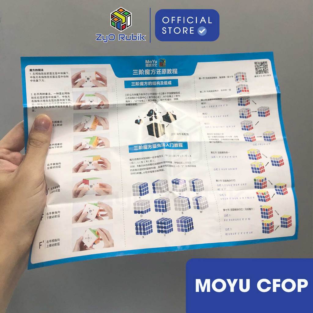 [Phụ Kiện Rubik] Moyu CFOP / Gan CFOP - Công Thức Giải Rubik Đồ Chơi ...