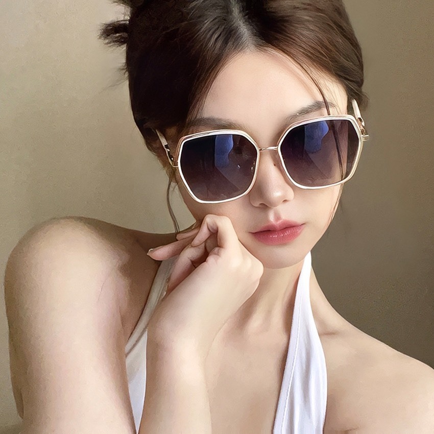 Kính Mát Kim Loại Tròng Màu Gradient Khung Viền | Shopee Việt Nam