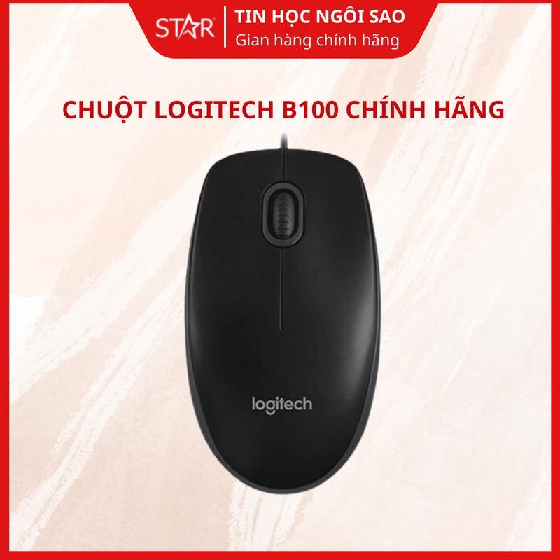 Chuột Văn Phòng Logitech B100 Chính Hãng - Bảo hành 12 tháng | Shopee ...