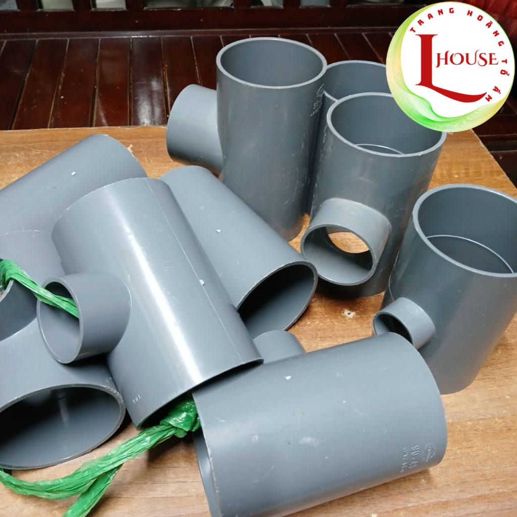 Tê thu PVC 90, Ba Chạc 90 độ D90, Tê thu D90/75, 90/60, 90/48, 90/42 ...