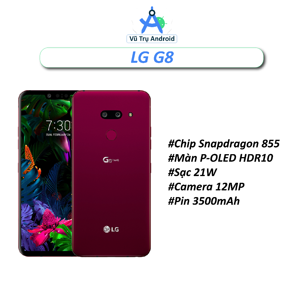 Điện thoại LG G8 Thinq RAM 6/128GB màn hình P-OLED 2K chip snap 855 | Shopee Việt Nam