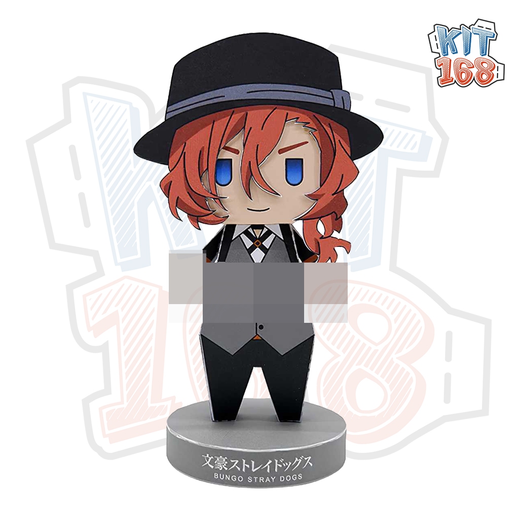 Mô hình giấy Anime Chibi Chuuya Nakahara - Bungo Stray Dogs | Shopee ...