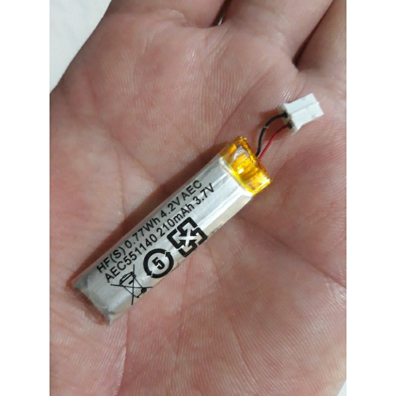 pin tai nghe bluetooth dung lượng cao 210mAh 3,7V có jack cắm | Shopee ...