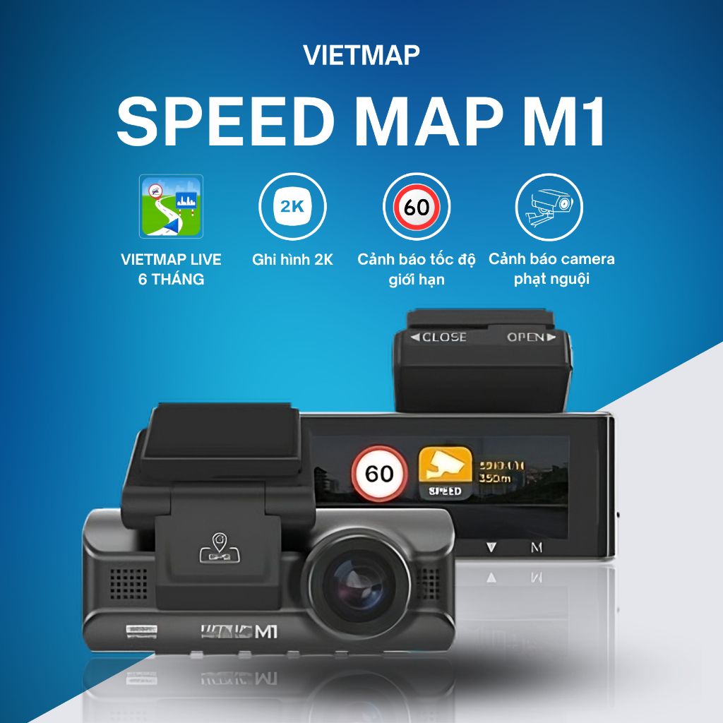 CAMERA HÀNH TRÌNH VIETMAP SPEED M1 CẢNH BÁO GIAO THÔNG, GHI HÌNH TRƯỚC ...