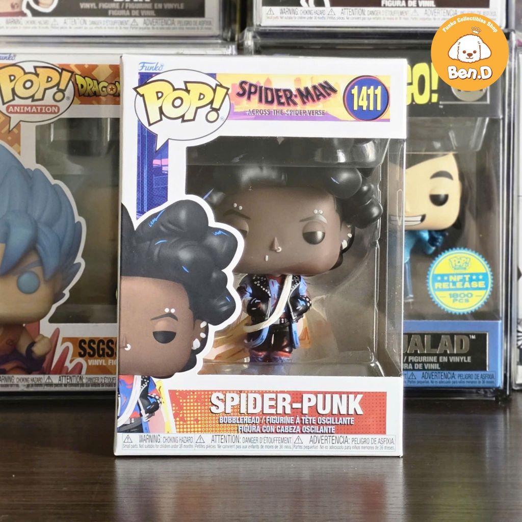 Funko POP! Marvel: Spider-Man Across The Spider-Verse - Spider-Punk ...